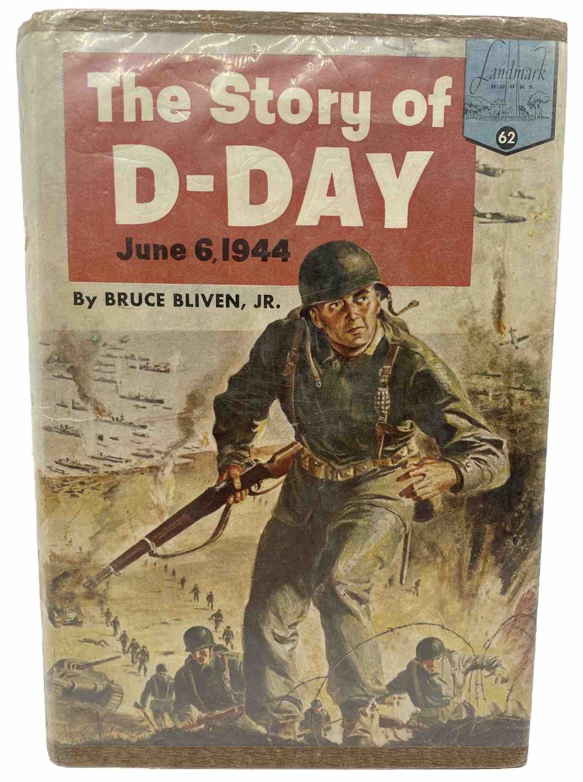 Vintage The Story Of D-Day Bruce Bliven, Jr. Landmark Books 1956 First ...
