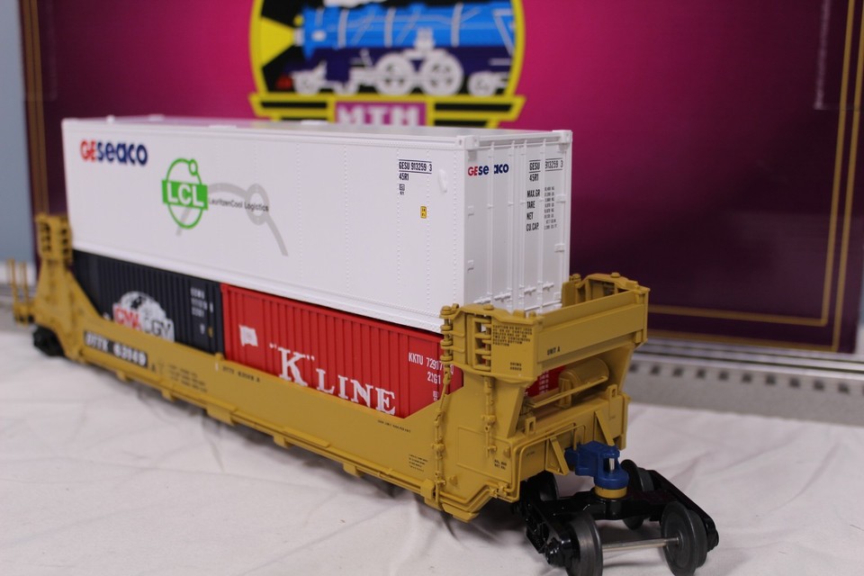 MTH Premier 20-90840 TTX 2-Car Twin Stack Container Set | eBay