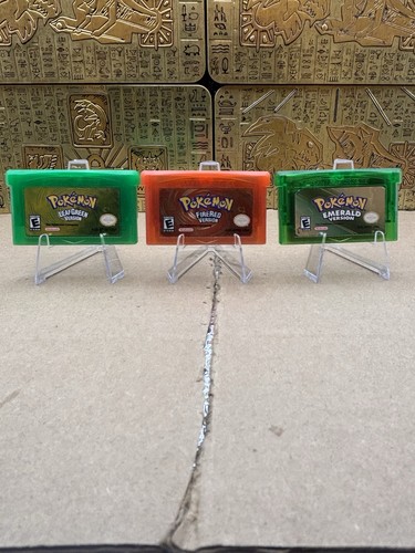 Pokemon Gameboy Advance Games Emerald, Fire Red, Leaf Green **READ ...