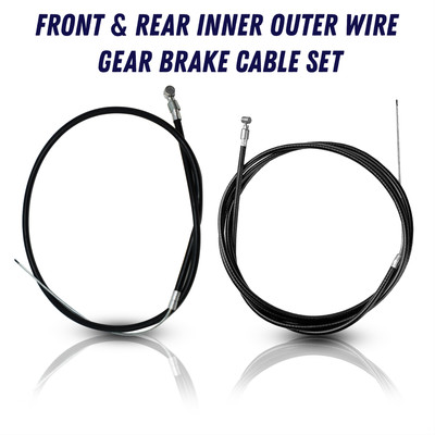 Brake Cable Set Inner & Outer Front & Rear MTB Mountain Bike Bicycle ...