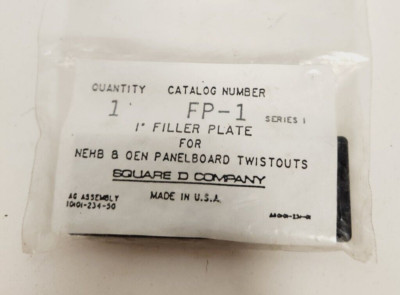 Electrical Panels & Boards - Filler Plate