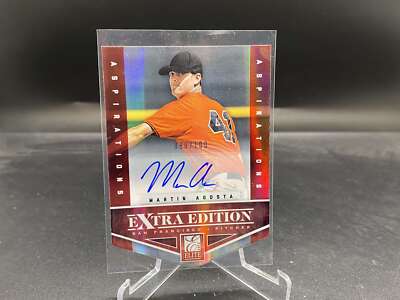 Martin Agosta 2012 Elite Extra Edition Aspirations Die Cut Auto #29 / ...