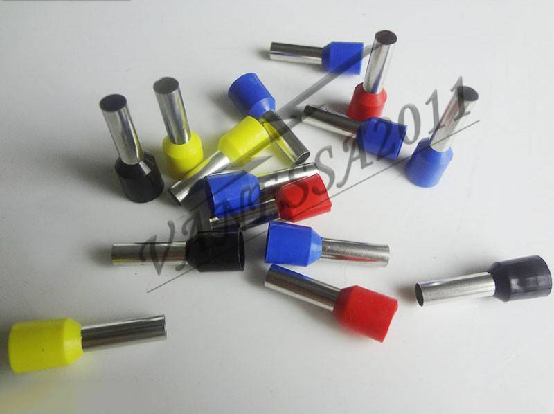 100pcs Insulated Cord End Terminal Wire Ferrules Red E1010 18 AWG 1 ...