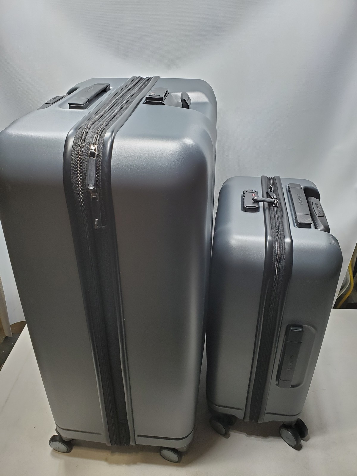Samsonite Ridgeway Luggage Suit Case 2 Piece Set 20" and 27" Dark Gray ...