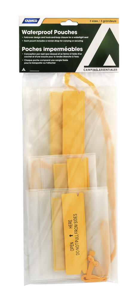 Clear Vinyl Waterproof Pouch 3 piece Dry Bag Set - Cell Phone, Keys ...