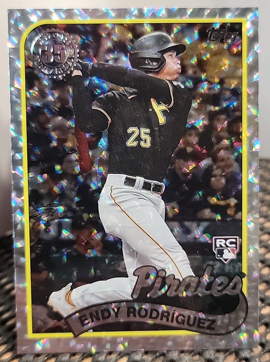 2024 Topps Series 1 Endy Rodriguez 1989 Silver Foil Rookie RC ...