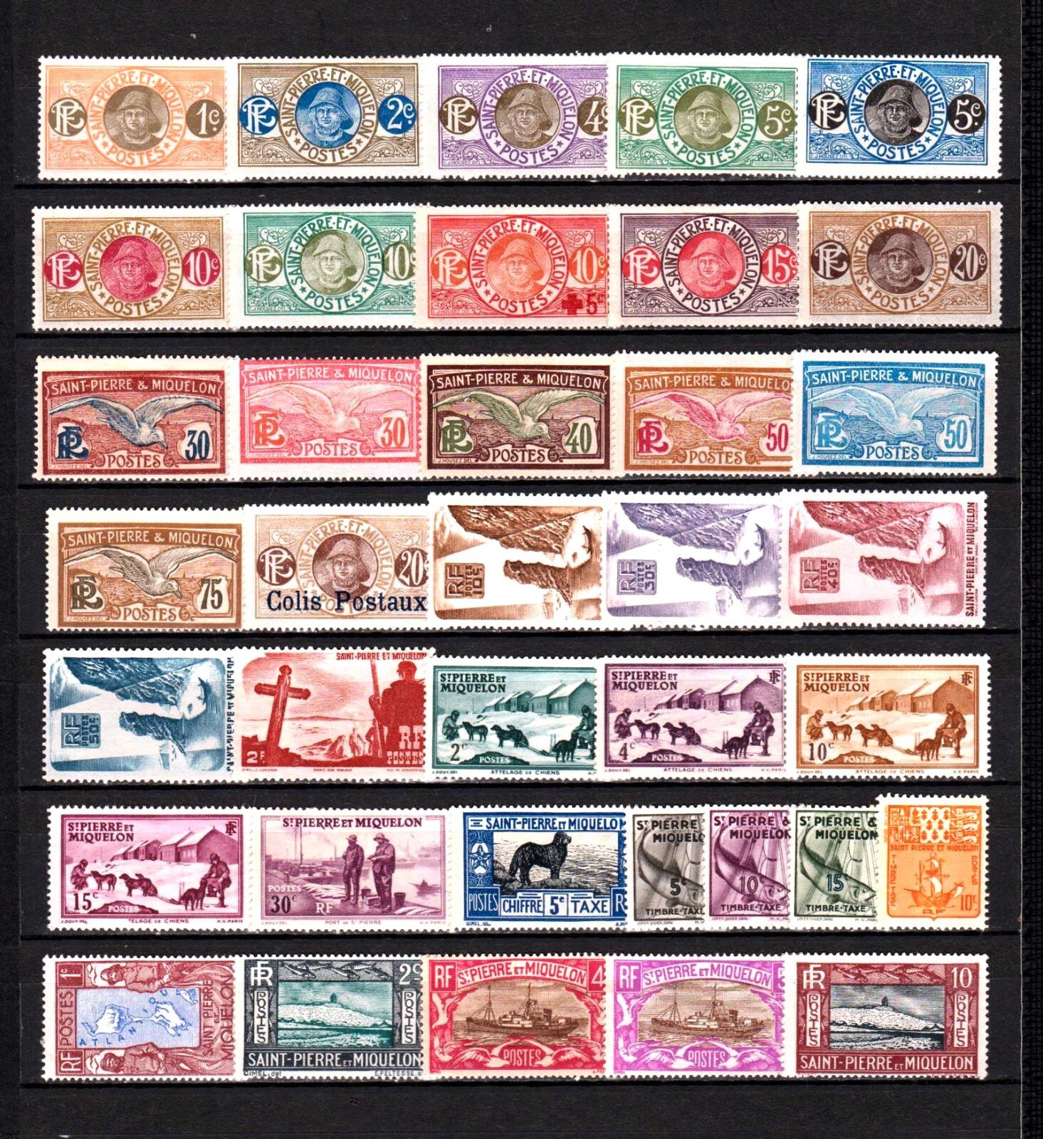 French St.Pierre et Miquelon, selection MLH / MH (3793) | eBay