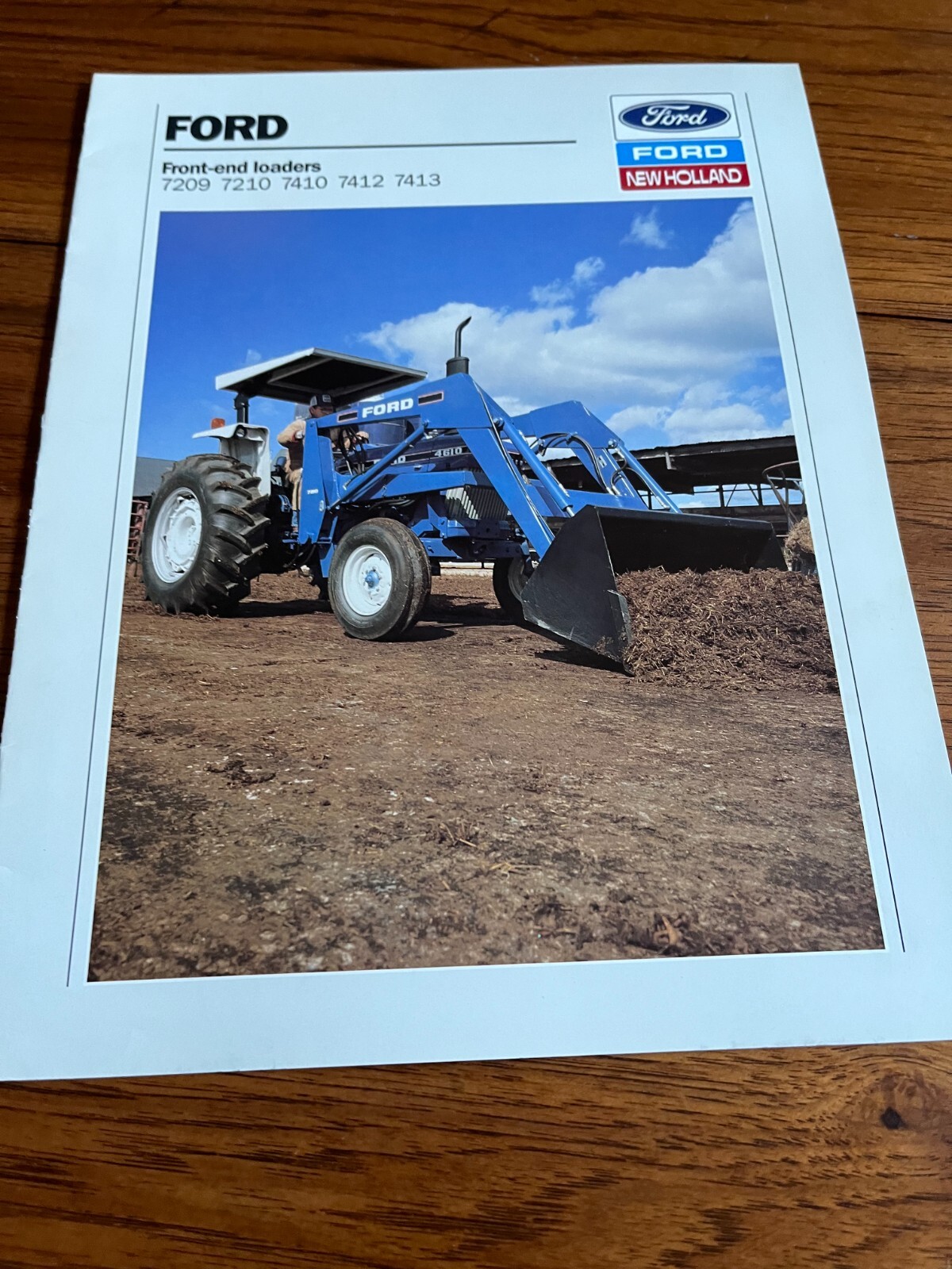 Ford Tractor 7209 7210 7410 7412 7413 Front End Loader Brochure FCCA | eBay