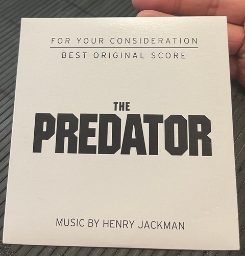 THE PREDATOR Promo SOUNDTRACK CD For Your Consideration FYC Henry ...