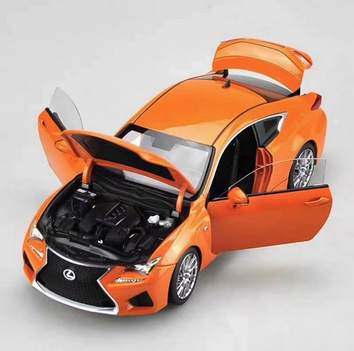 1/18 Scale LEXUS RCF Orange Diecast Car Model Collection Toy Gift NIB ...