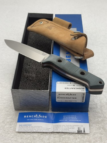 Benchmade Bushcrafter 162 Fixed Blade Sheath Knife New In Box Made In ...