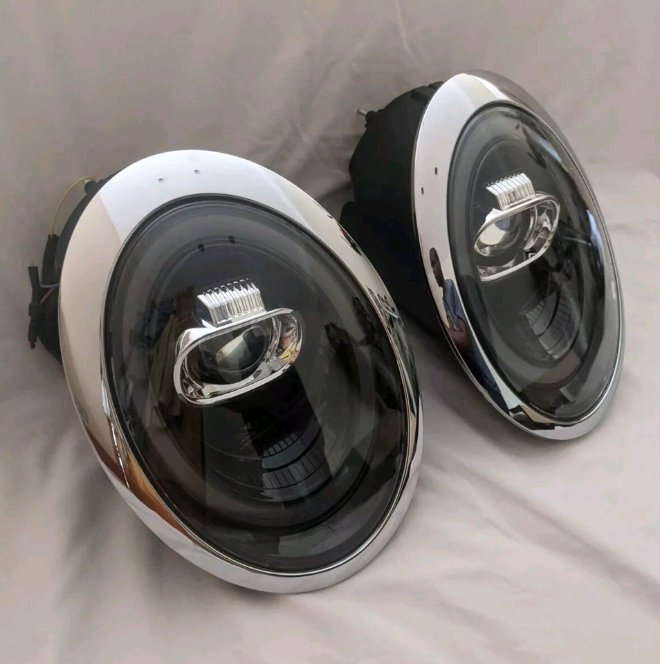 R53 MINI Cooper S JCW LED Halo Projector Headlights 2002 - 2006 RHD LHD ...