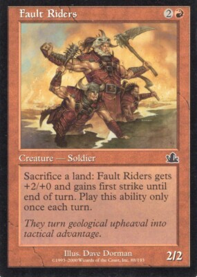 2X FAULT RIDERS 88/143 PROPHECY MTG MAGIC MP X2 (yourdeckbuilder) | eBay
