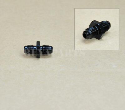 2 pieces Black AN4 4 an to 4AN -4an Male Fitting Straight Adapter | eBay
