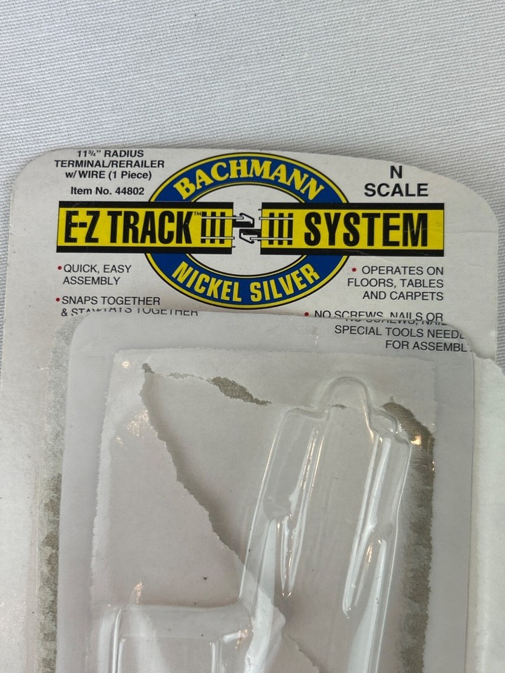 Bachmann E-Z Track Nickel Silver Terminal Rerailer N Scale 11.25in ...
