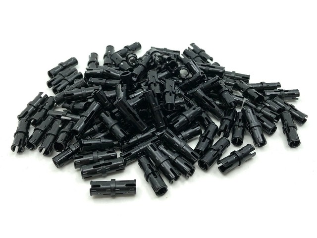LEGO 110pcs NEW Black Technic Pin with friction Bulk Lot 2780 4121715 ...