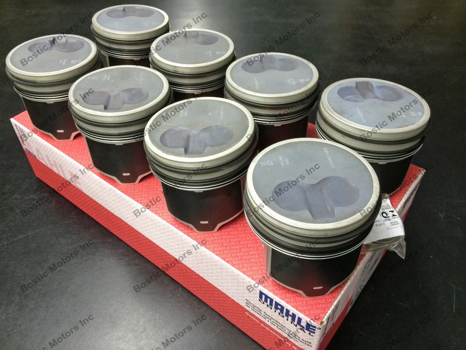 6.5L MARINE Diesel Pistons +.020 MAHLE Peninsular Max Marine (set/8) w ...