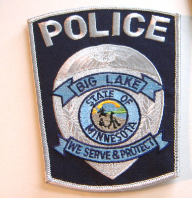BIG LAKE~WE SERVE & PROTECT~MINNESOTA POLICE~FABRIC PATCH | eBay