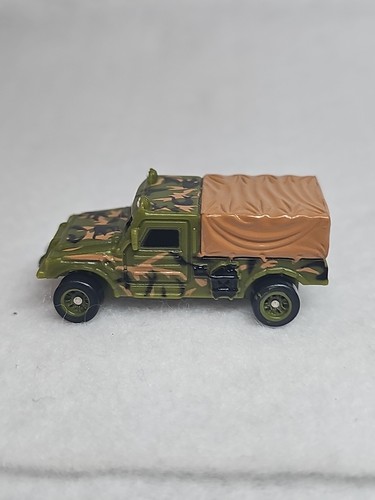 Hot Wheels Micro Military Hummer Humvee Utility Truck, Green Black Tan ...