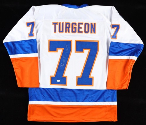 Pierre Turgeon (HOFer) Autographed NY Islanders Jersey...JSA ...