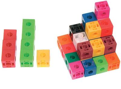 Linking Cubes Blocks 2cm 200p Maths Teacher Resource Fit Unifix Link ...
