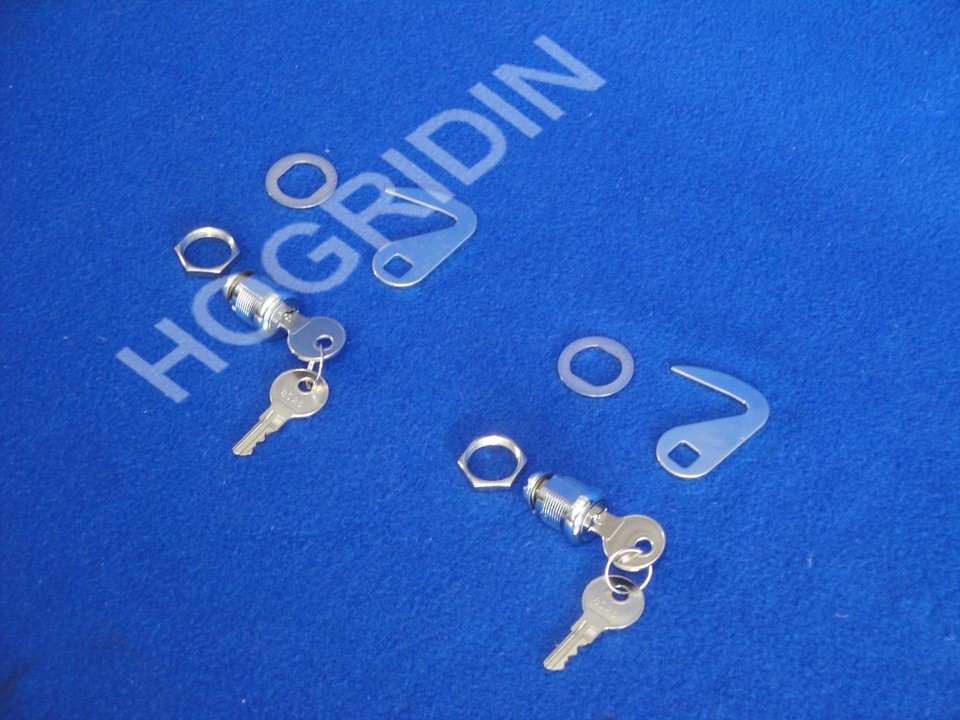 Harley vintage panhead flh fl shovelhead saddlebags saddlebag lock set ...