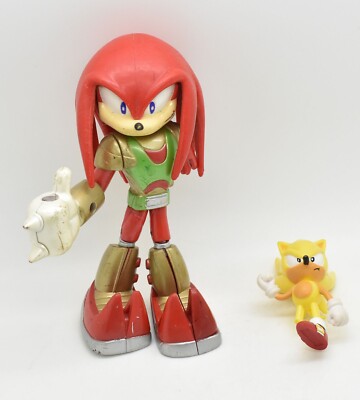 Sonic The Hedgehog X Metal Force Knuckles Figure Missing Arm + Super ...
