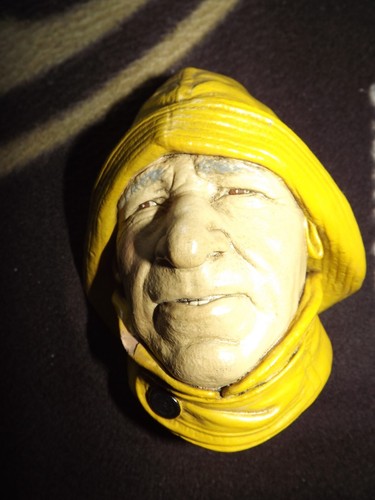 Vintage Bossons Boatman Chalkware Fisherman Sailor Head Wall Hanging ...