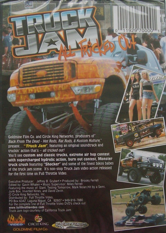 Truck Jam All Tricked Out Motorsports Air Hop Contest Dvd 2006
