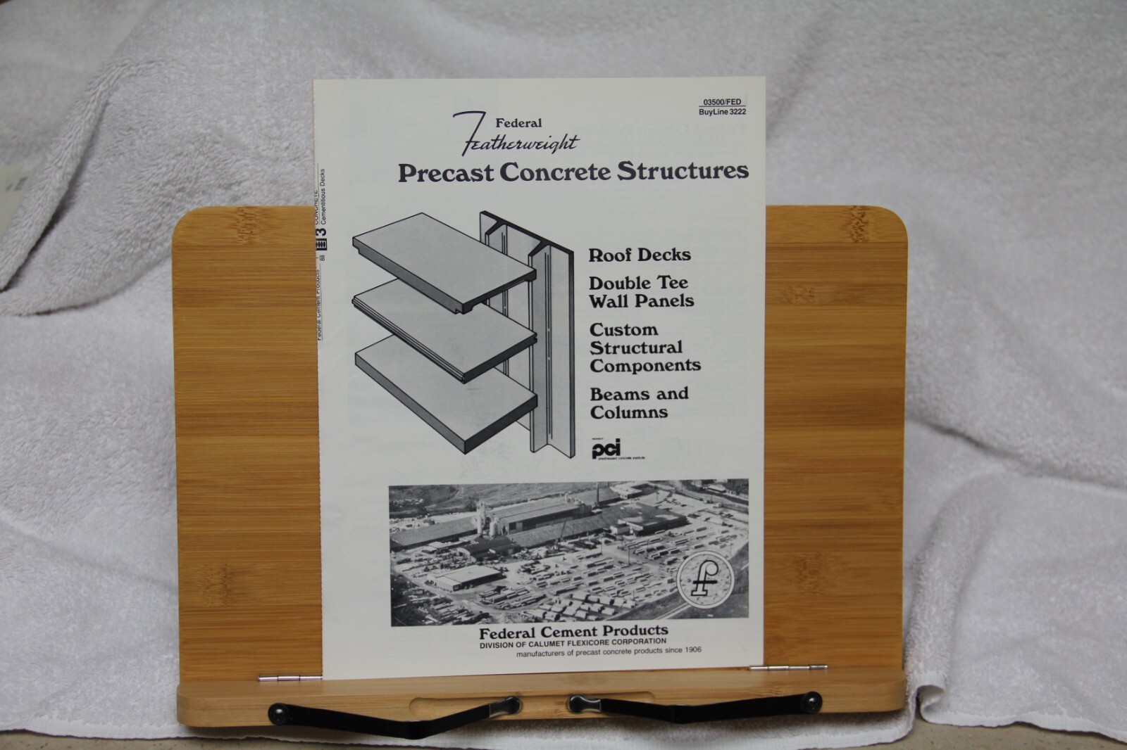 Federal Cement Products Calumet Flexicore Precast Concrete Structure 8p ...
