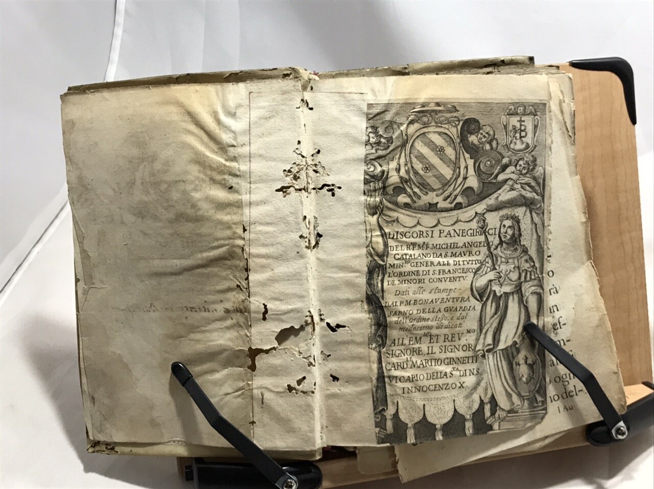 1662 Discorsi Panegirichi del Reverend Michel’Angelo Catalano Vellum | eBay