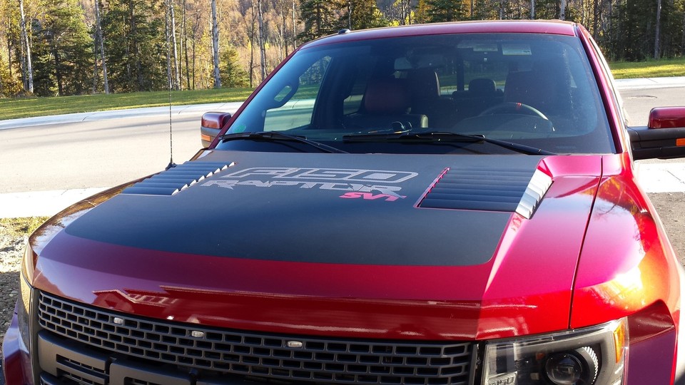 2010-2014 Ford Raptor Hood Graphics Similar To Stock Decals Vinyl ...