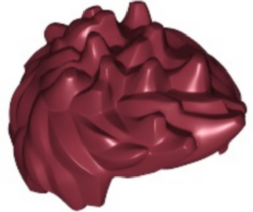 LEGO 98385 DARK RED Minifigure, Hair Spiked | eBay