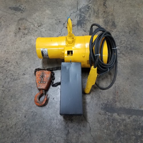 Budgit Hoist Cat#P356-2R, Mod#113456-10, 2Ton 4000 LB, Electric Chain ...