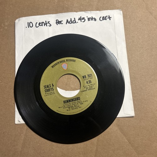 Seals & Crofts Hummingbird/Say 1972 Warner Bros 45 | eBay