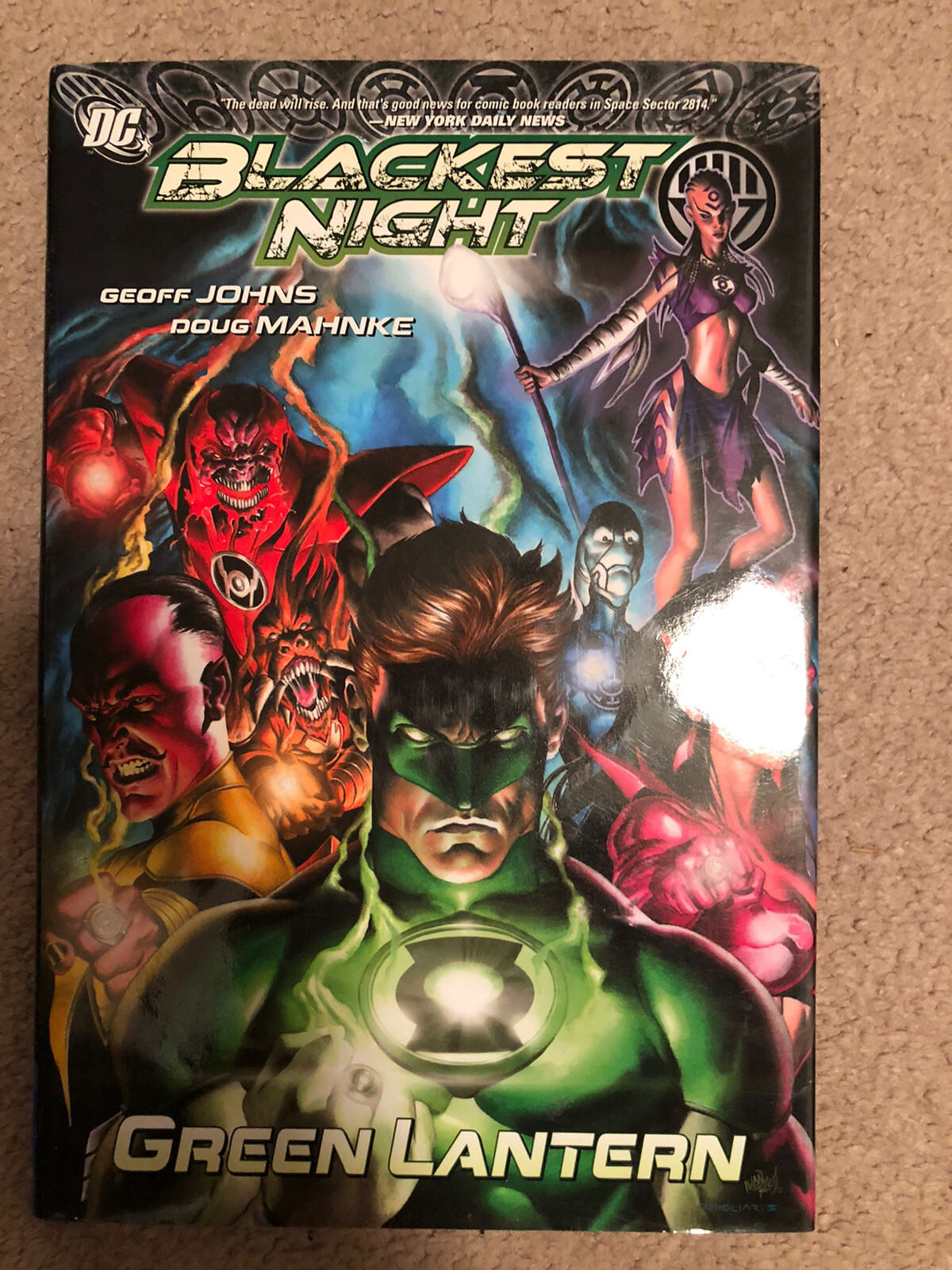 Green Lantern Blackest Night Covers