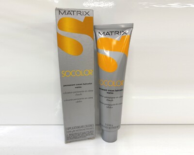 Matrix Socolor Permanent Cream Haircolor Warms -6BC-Dark Blonde- 3 oz ...