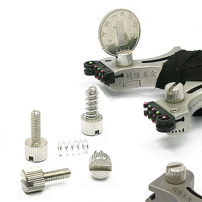 304 Stainless Steel Slotted Thumb Screws Knurled Flat Head M4 | eBay