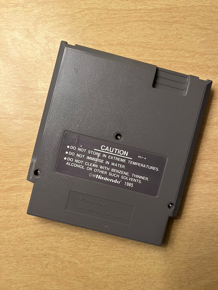 Top Gun NES Nintendo Entertainment System Konami Mattel Cleaned and ...