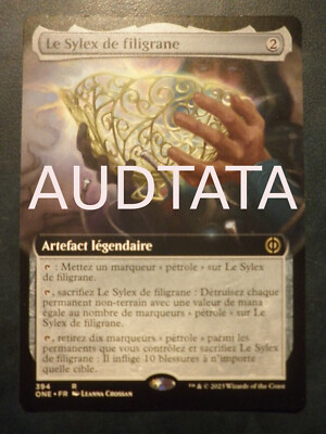 mtg magic The Filigree Sylex extended borderless FRENCH vf fr le de ...