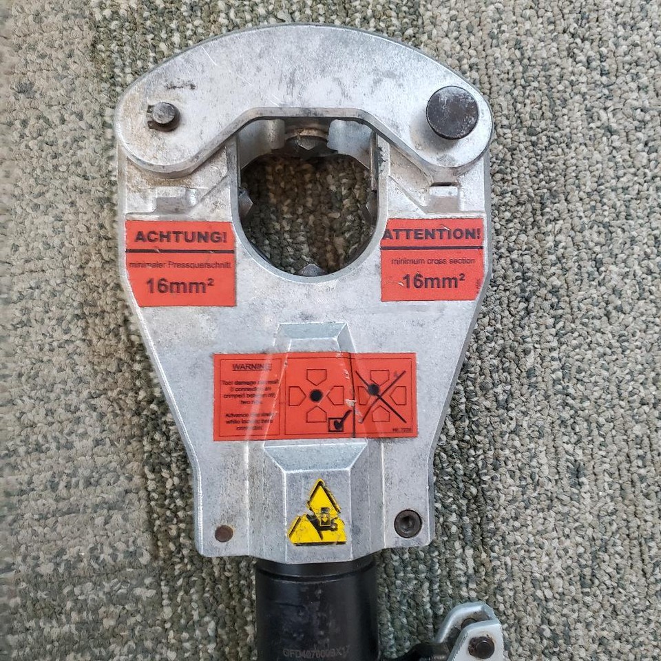 Greenlee HK06FT Hydraulic Quad-Point Dieless Crimping Tool FREE SHIP ...