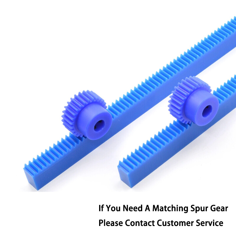 1/1.5/2/2.5/3/4 Modul Nylon Spur Gear Racks For CNC Linear Motion Long ...