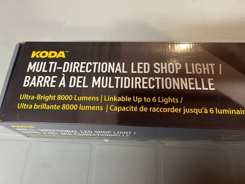 NEW KODA 46" Ultra Bright 8000 Lumens Multi Directional LED Shop Light ...
