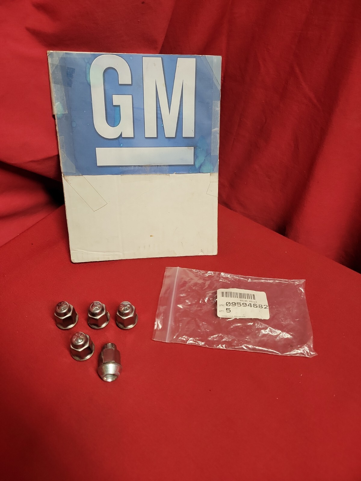 NOS OEM GM Chrome Lug Nut 5 qty 9594682 | eBay