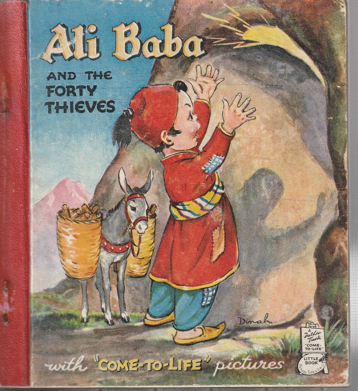 CHILDRENS POP UP BOOK ,SMALL ,ALI BABA , FATHER TUCK COME TO LIFE BOOK ...