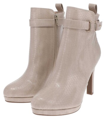 Buffalo AUDRINA Damen Stiletto Ankle Boots High-Heels Cream | eBay.de