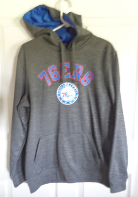Philadelphia 76ers / Sixers - NBA - Gray - Pull-Over Hoodie / Jacket ...