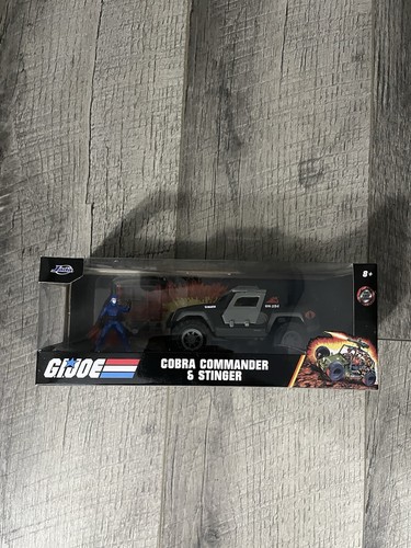 NIB Jada Stinger w/ Missile Launcher & Cobra Commander Figure "G.I. Joe ...