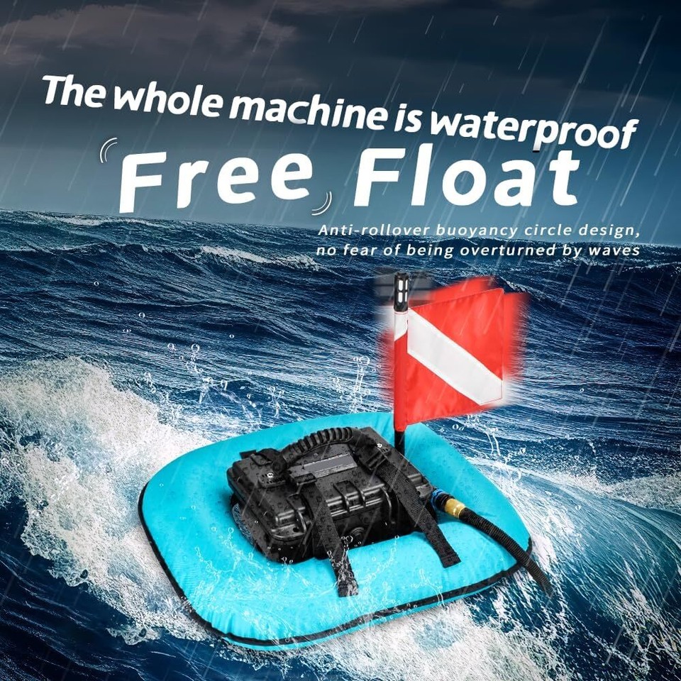 Diving Systems Scuba Gear Underwater Breathing System 60Min 15-18M ...