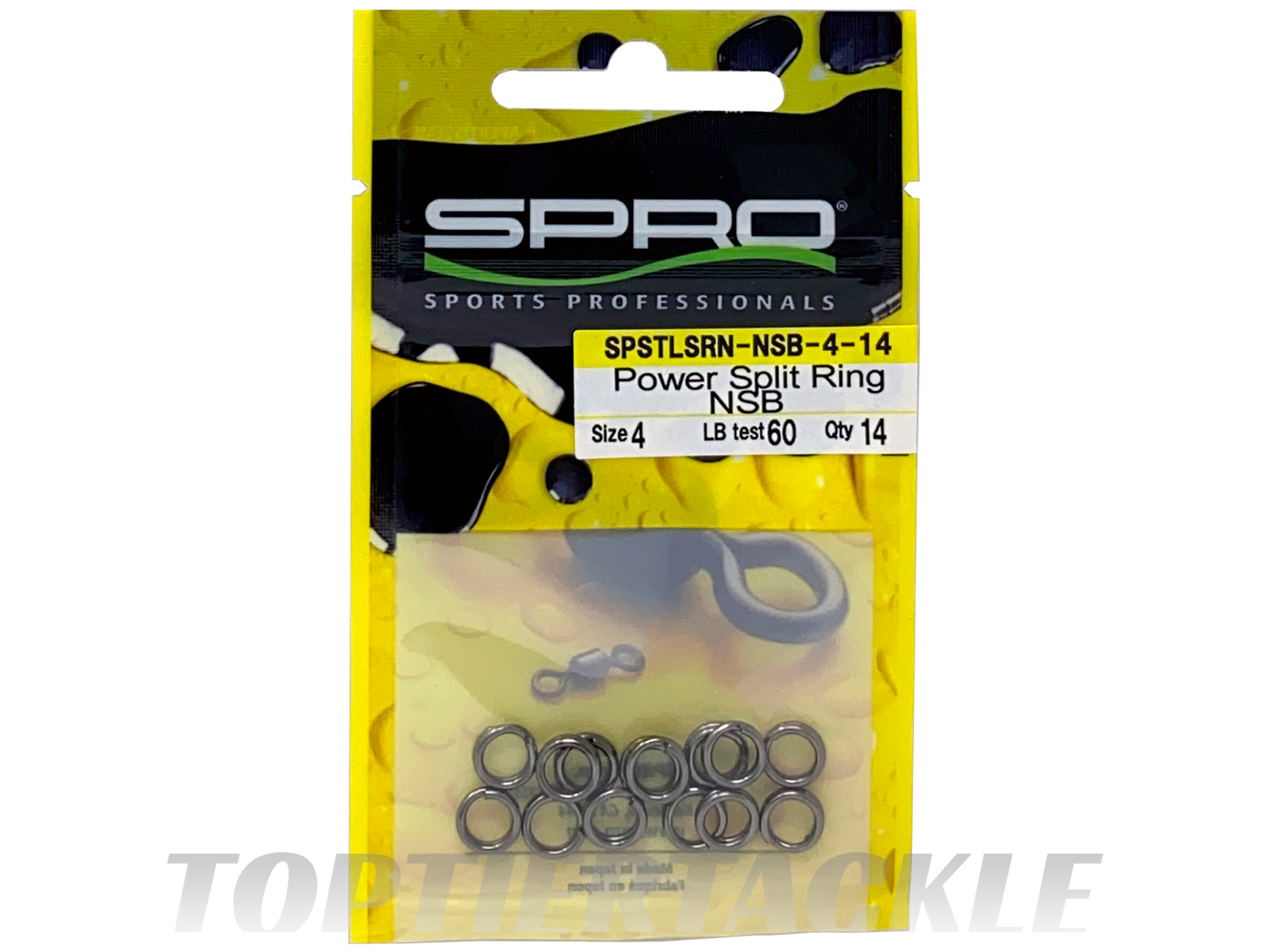 SPRO Power Split Rings NSB Black - Select Size/Quantity | eBay